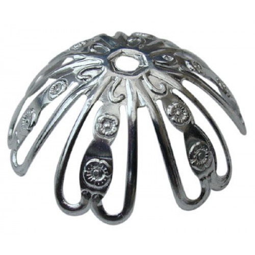 Extra Large Looped Deep Cap Silver