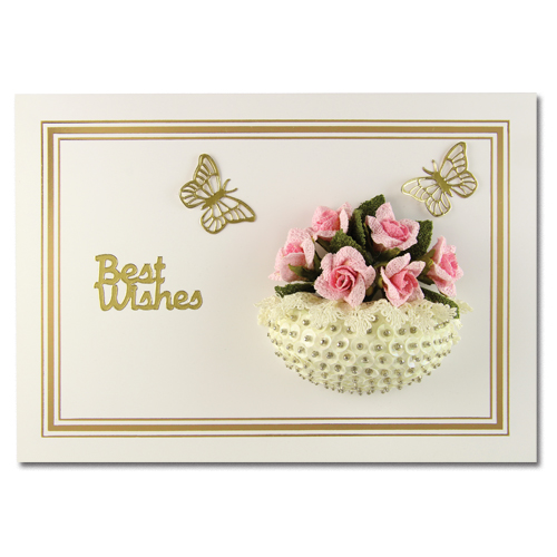 Best Wishes Rose Bowl Pink